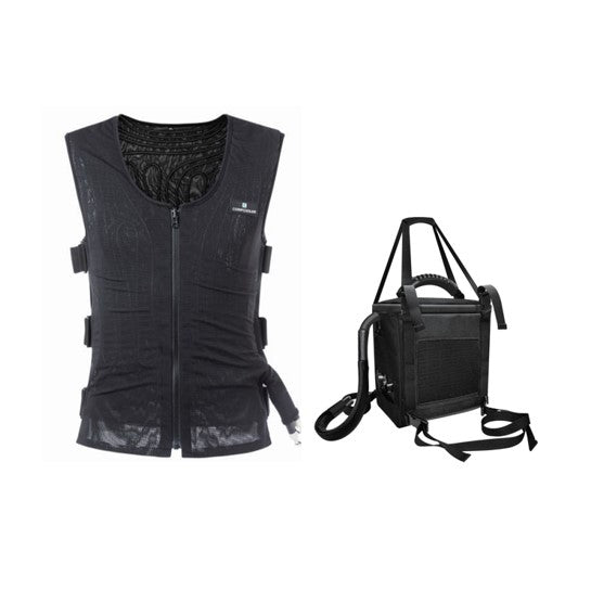 COMPCOOLER Motorcycle Riders Chiller Cooling System 12V DC with Black