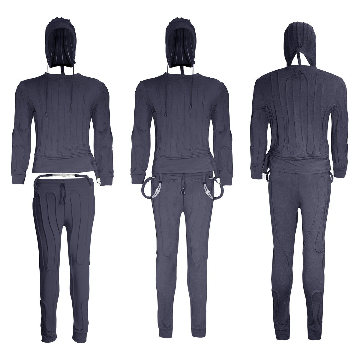 COMPCOOLER Full Body Cooling Garment with Detachable Hoodie and Pants