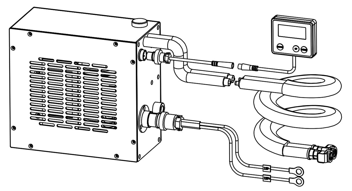 COMPCOOLER Motorcycle Riders Chiller Cooling System 12V DC Operated 20