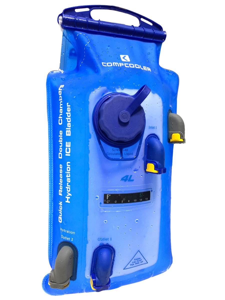 COMPCOOLER Dual Chambers Quick Release Hydration Bladder (4.0 L) 0.40m