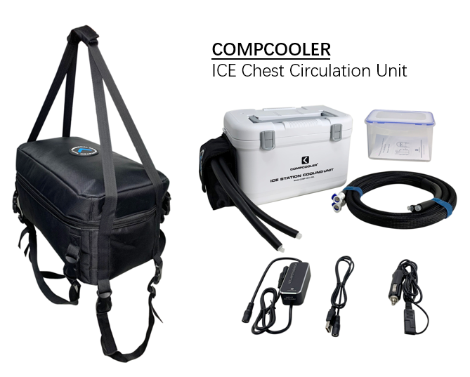 COMPCOOLER Motorcycle Rider Solo ICE Chest Full body Cooling System 6.